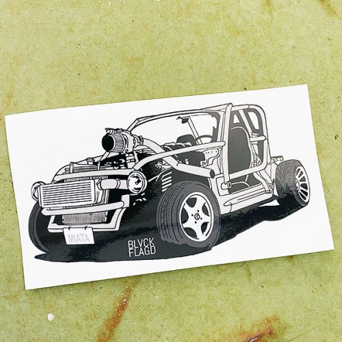 Turbo MiataKart Sticker - blvckflagd
